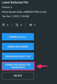 Redact Release Notes - November 2023