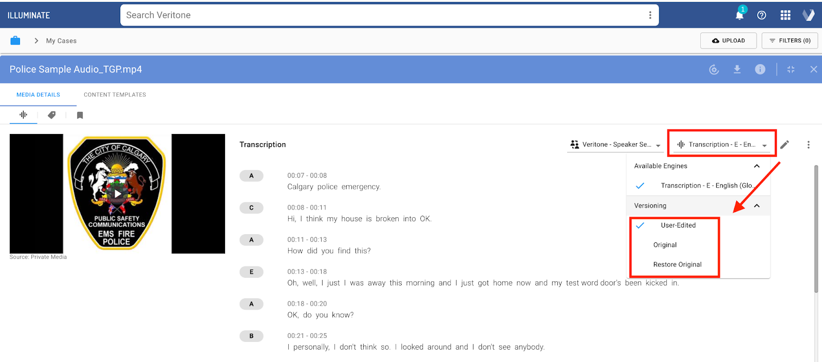 How to Edit Transcripts in Illuminate