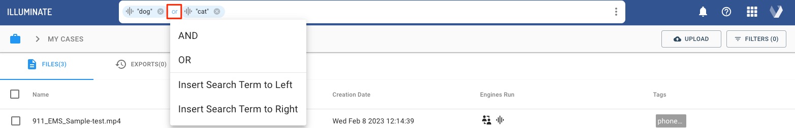 Advanced Keyword Search