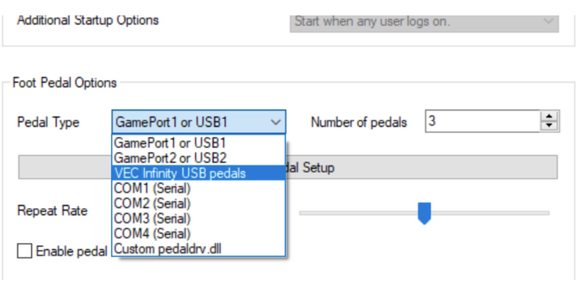 Setting Up a Foot Pedal in Illuminate