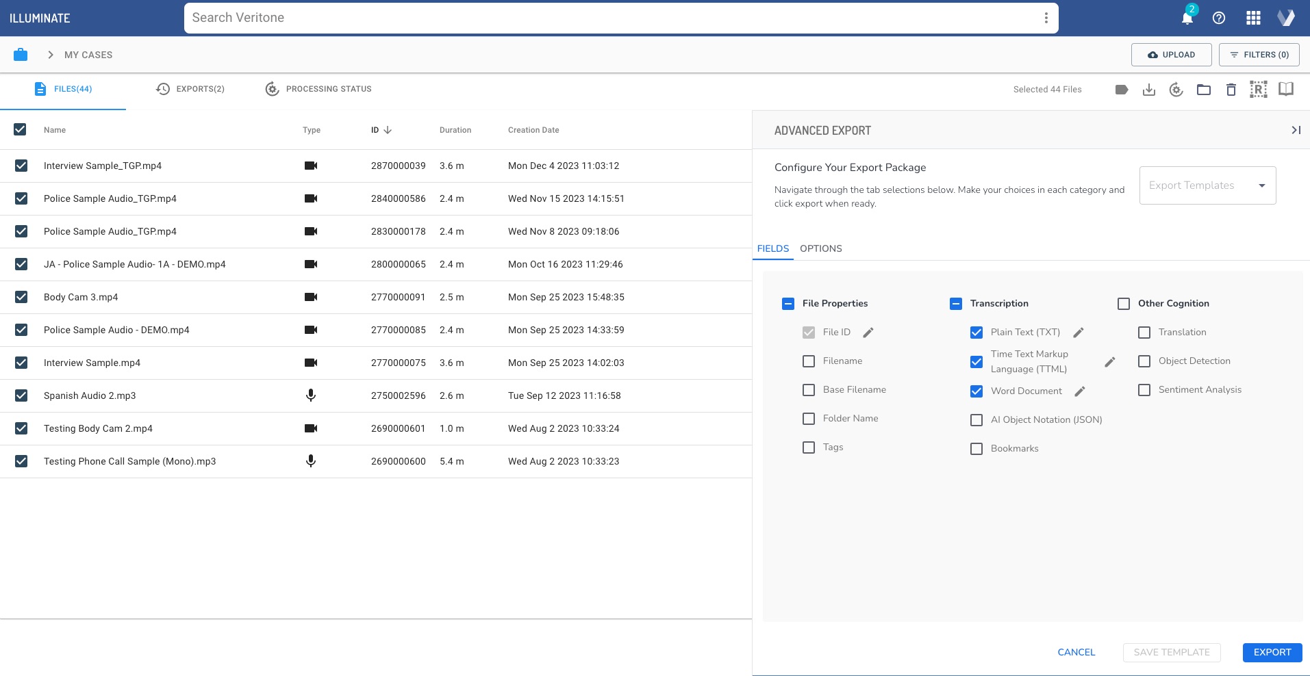 How to Import a Load File from Veritone Illuminate into Relativity