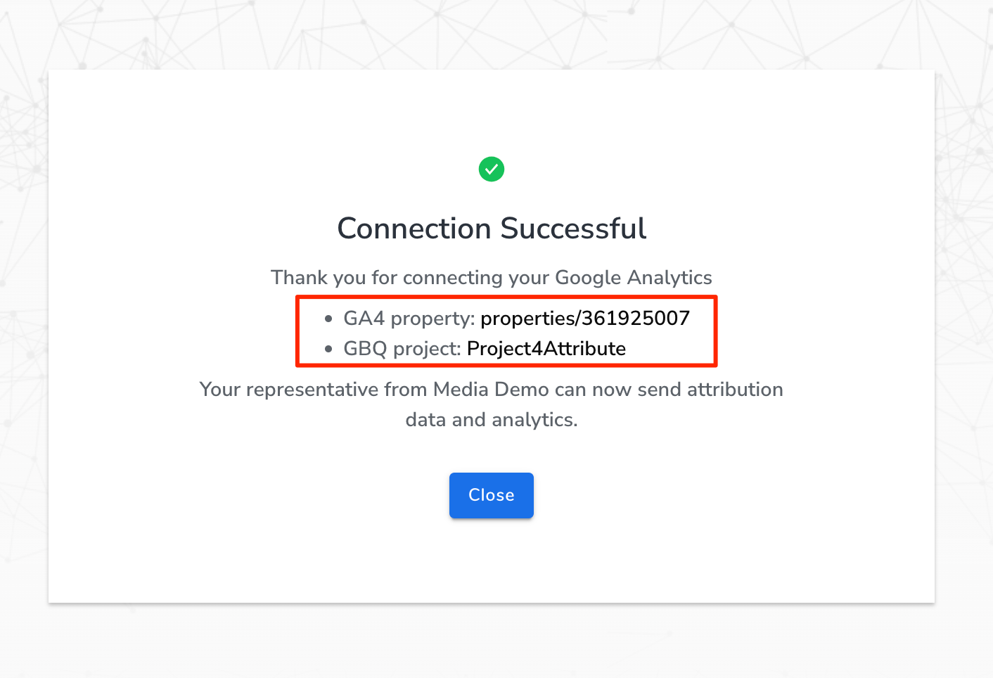 How to Connect to Attribute Using GBQ