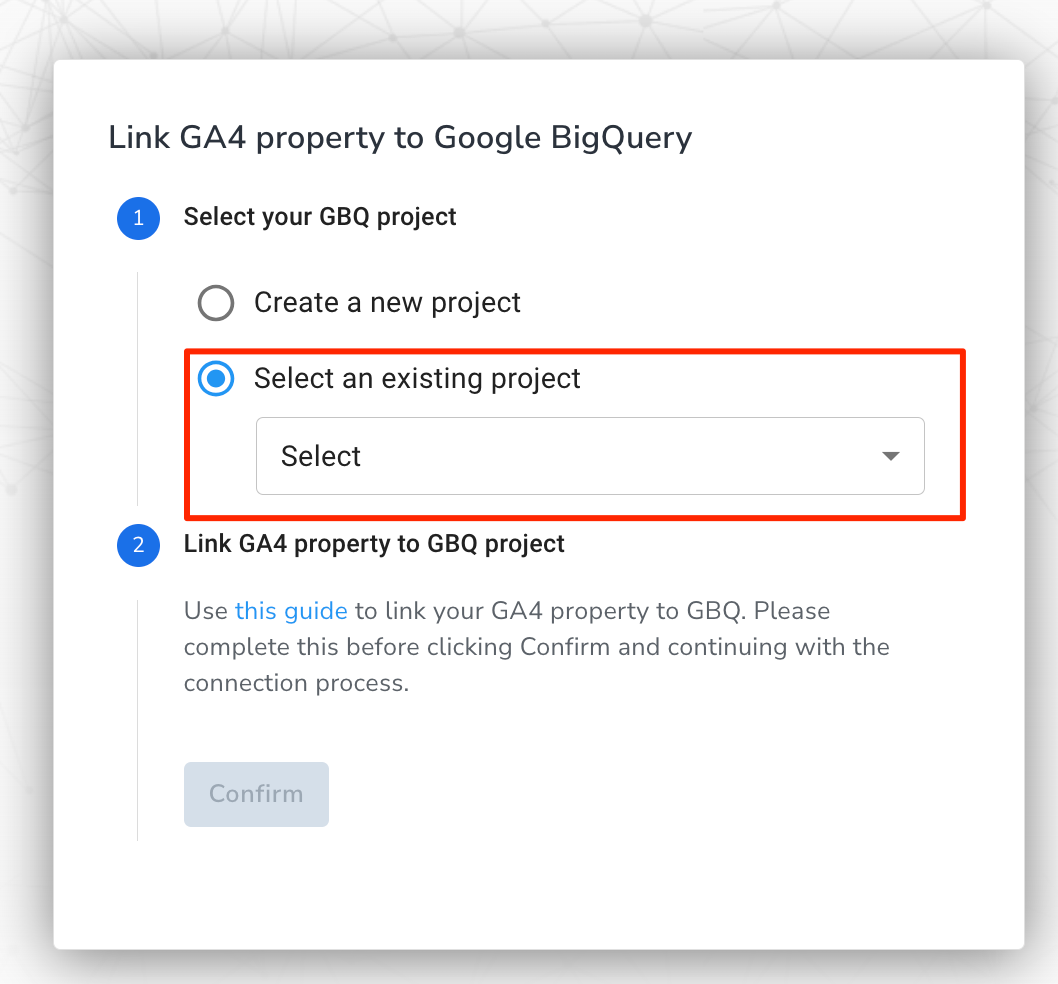 How to Connect to Attribute Using GBQ