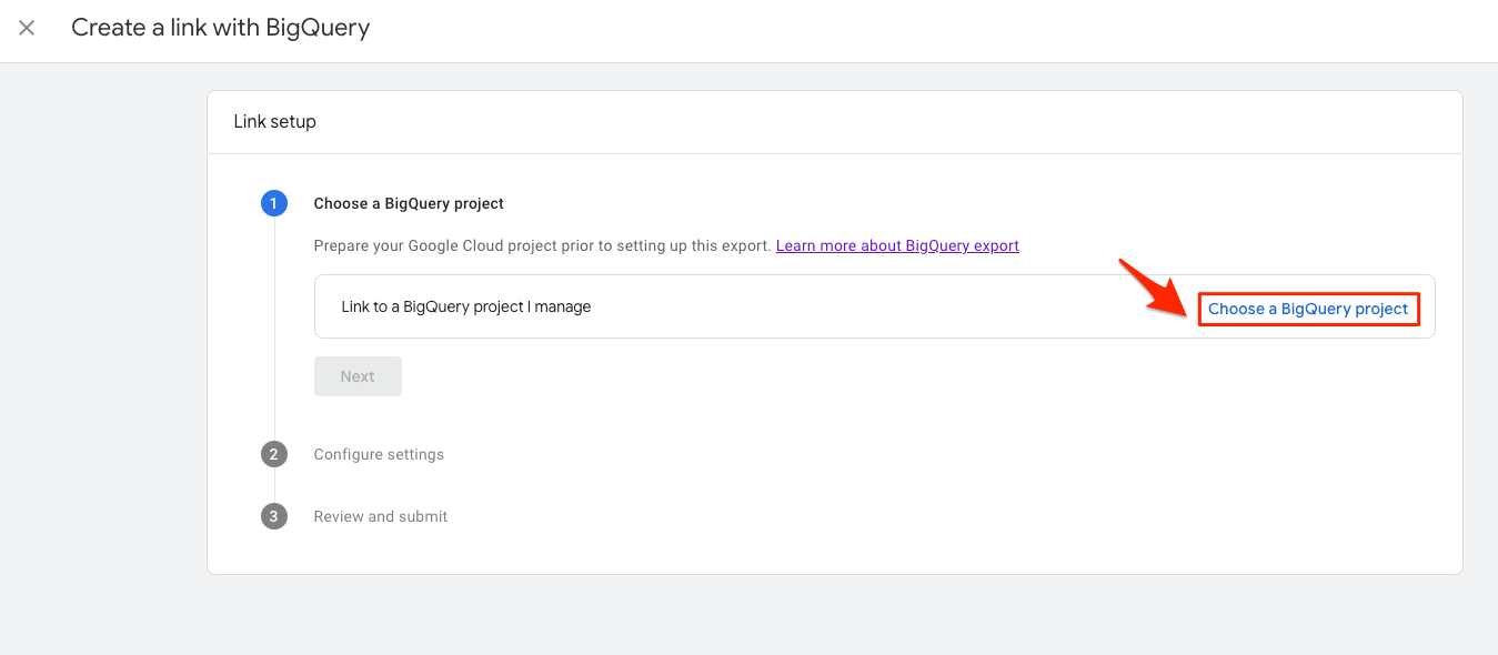 How to Connect to Attribute Using GBQ