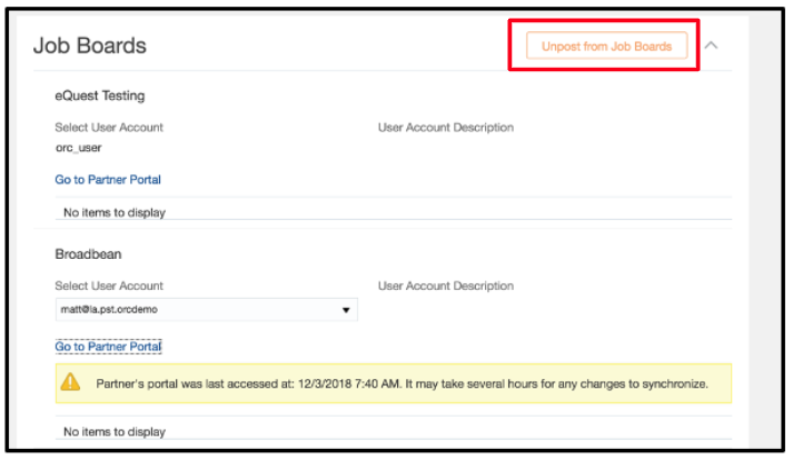 ATS - Oracle Recruiting Cloud Posting Process (ORC)