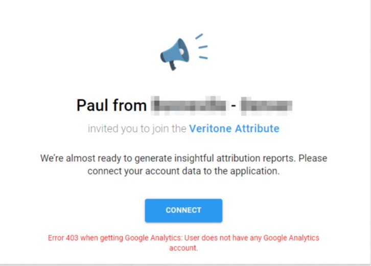Connect Google Analytics to Attribute