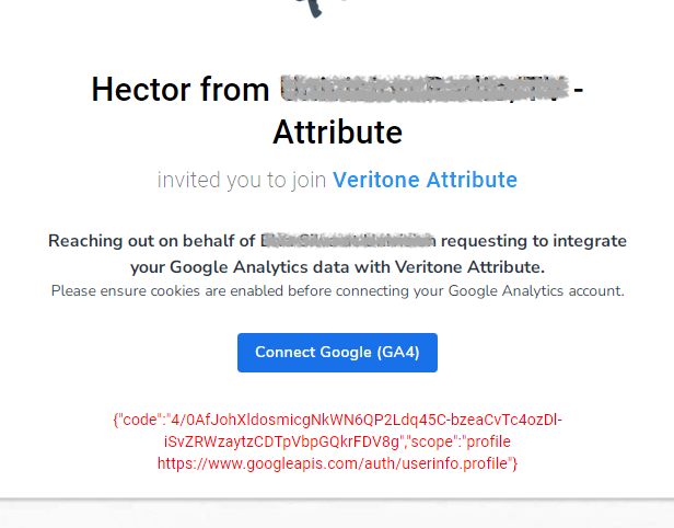Connect Google Analytics to Attribute