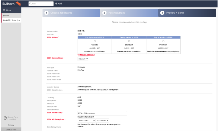 SEEK Posting Process in FULL (Post & Apply)