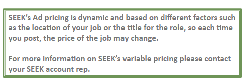 SEEK Posting Process in FULL (Post & Apply)