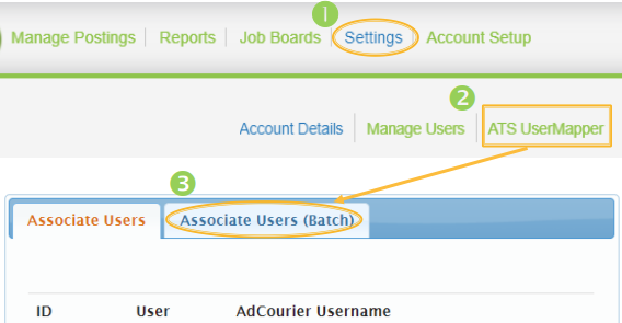 ATS - How to associate Talentsoft users