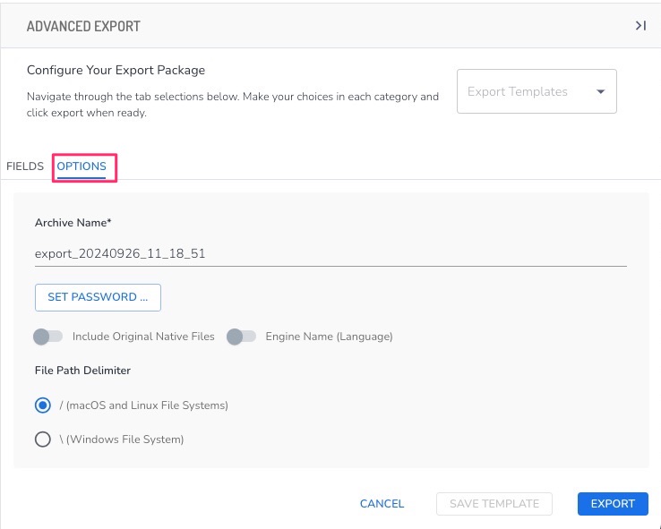 Understanding the Export Options in Illuminate