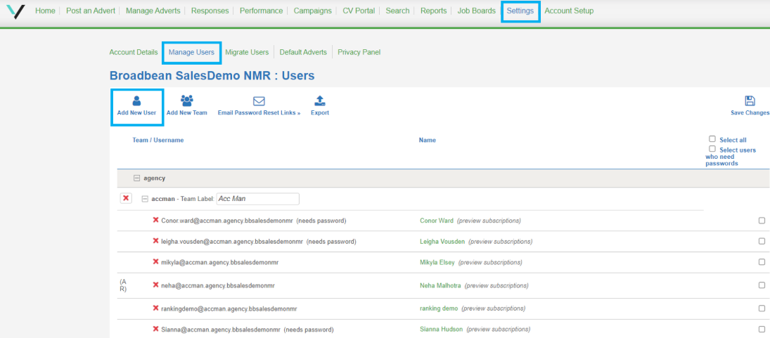 Avature - How to add and map users within Veritone Hire