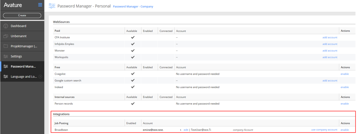 Avature - How to add and map users within Veritone Hire
