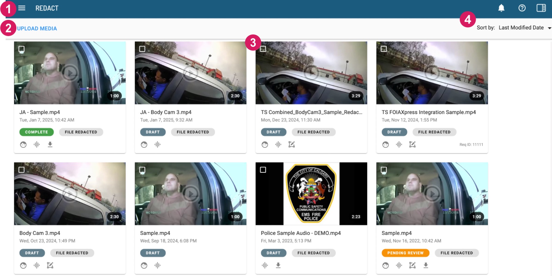 Redact Homepage Overview