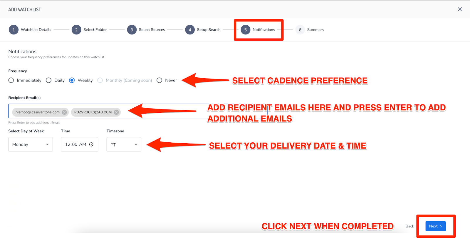 How to Create a Watchlist