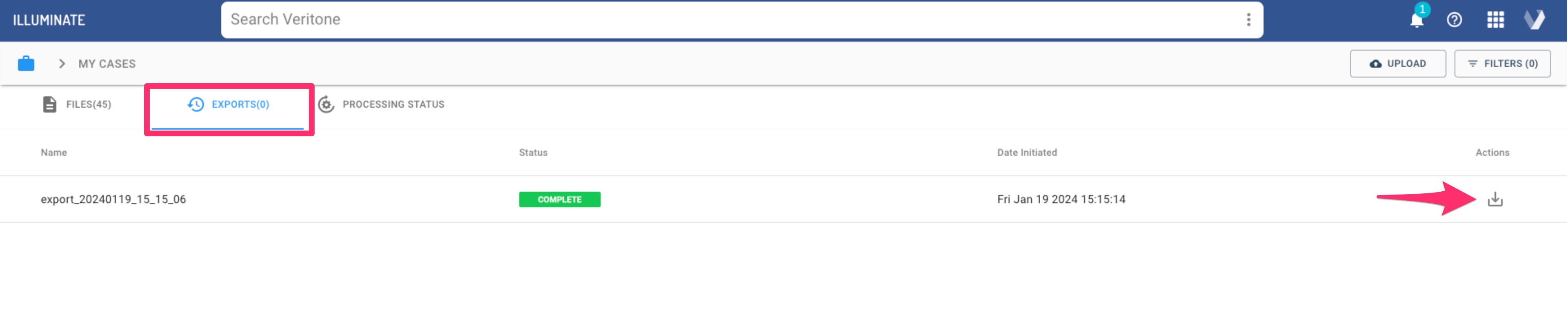 Export Data out of Illuminate