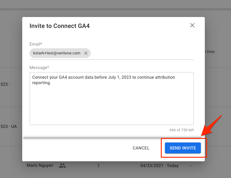 Add a GA4 Connection to an Attribute Advertiser