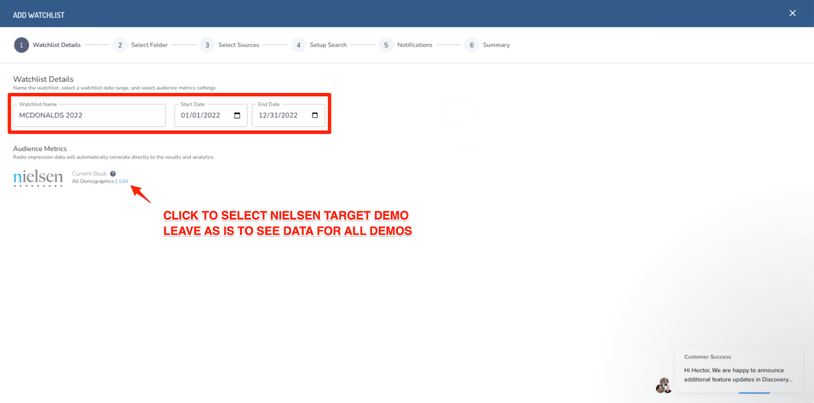 How to Create a Watchlist