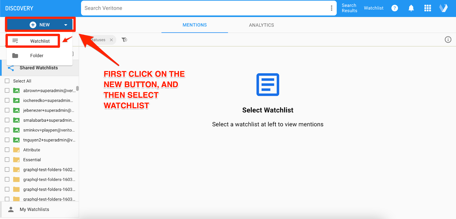 How to Create a Watchlist