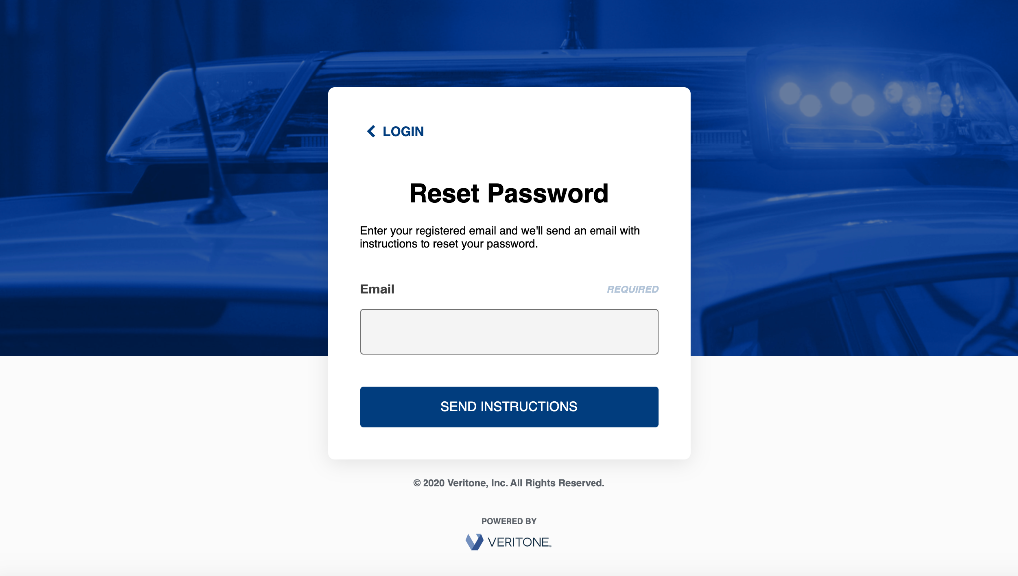 How to Reset your Password in Veritone Contact