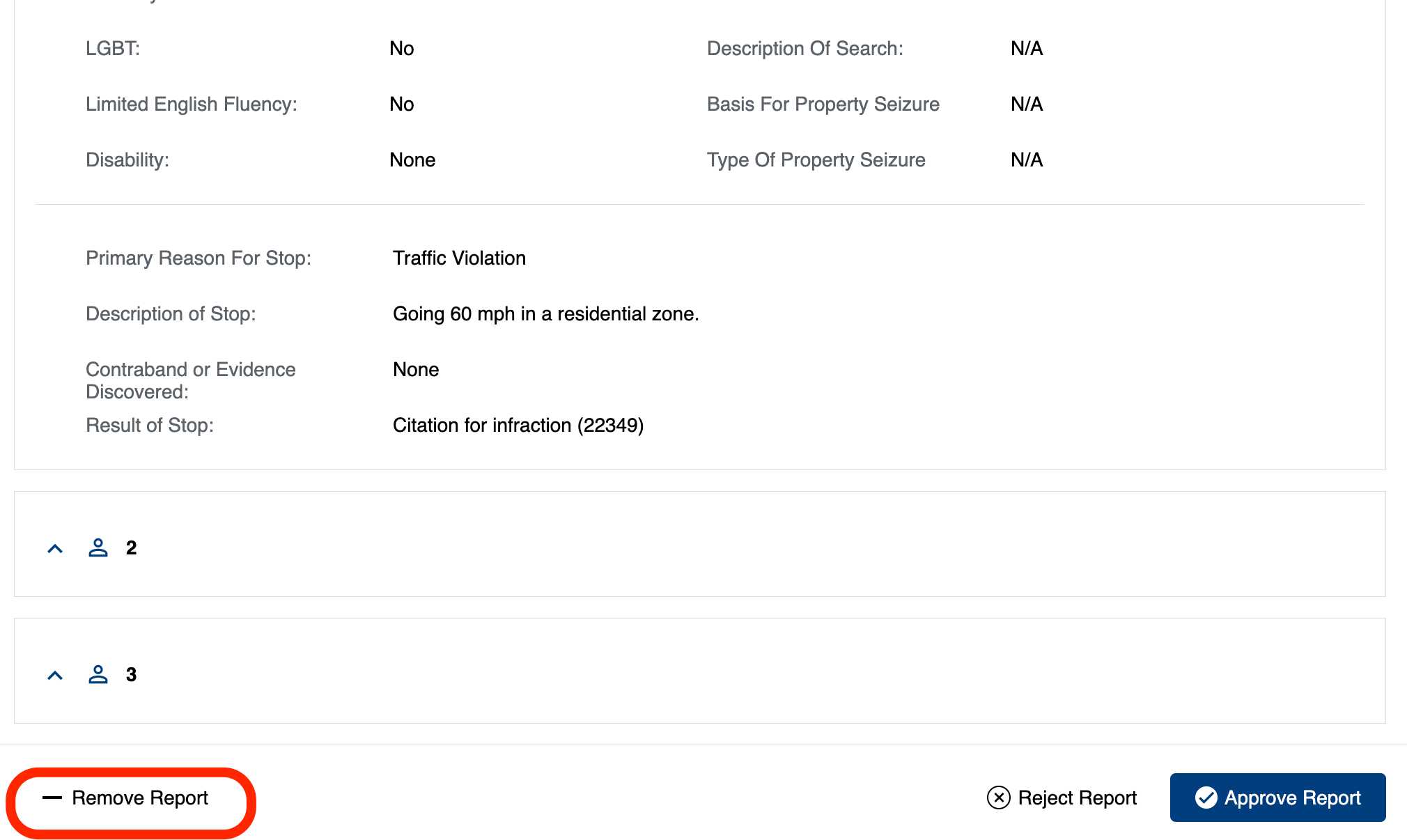 Removing Reports & Activating Removed Reports