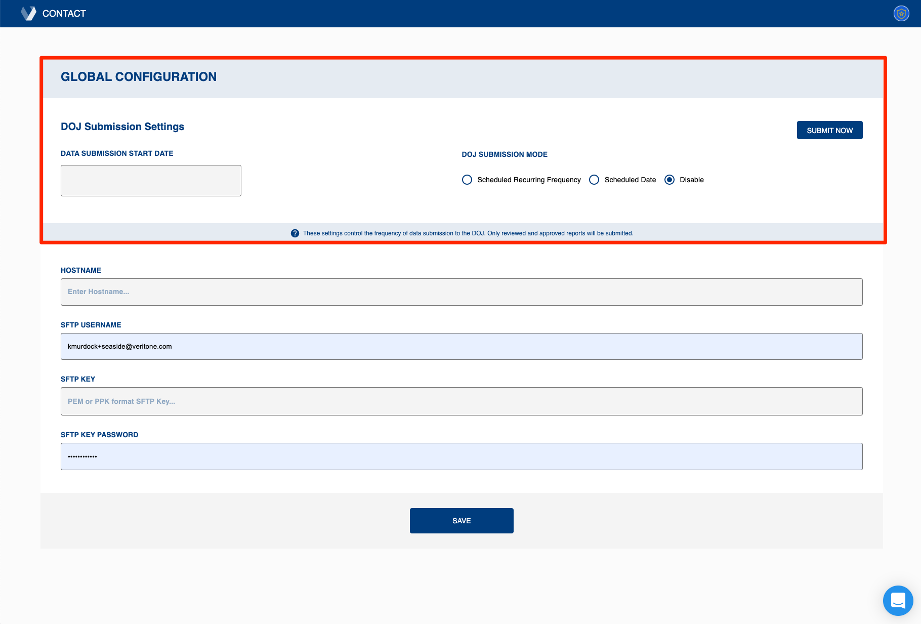 RIPA Reports: Submission Schedule