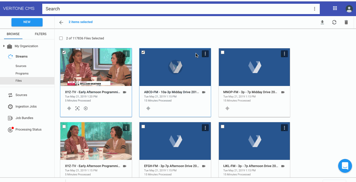 How to Export Transcripts from Data Center