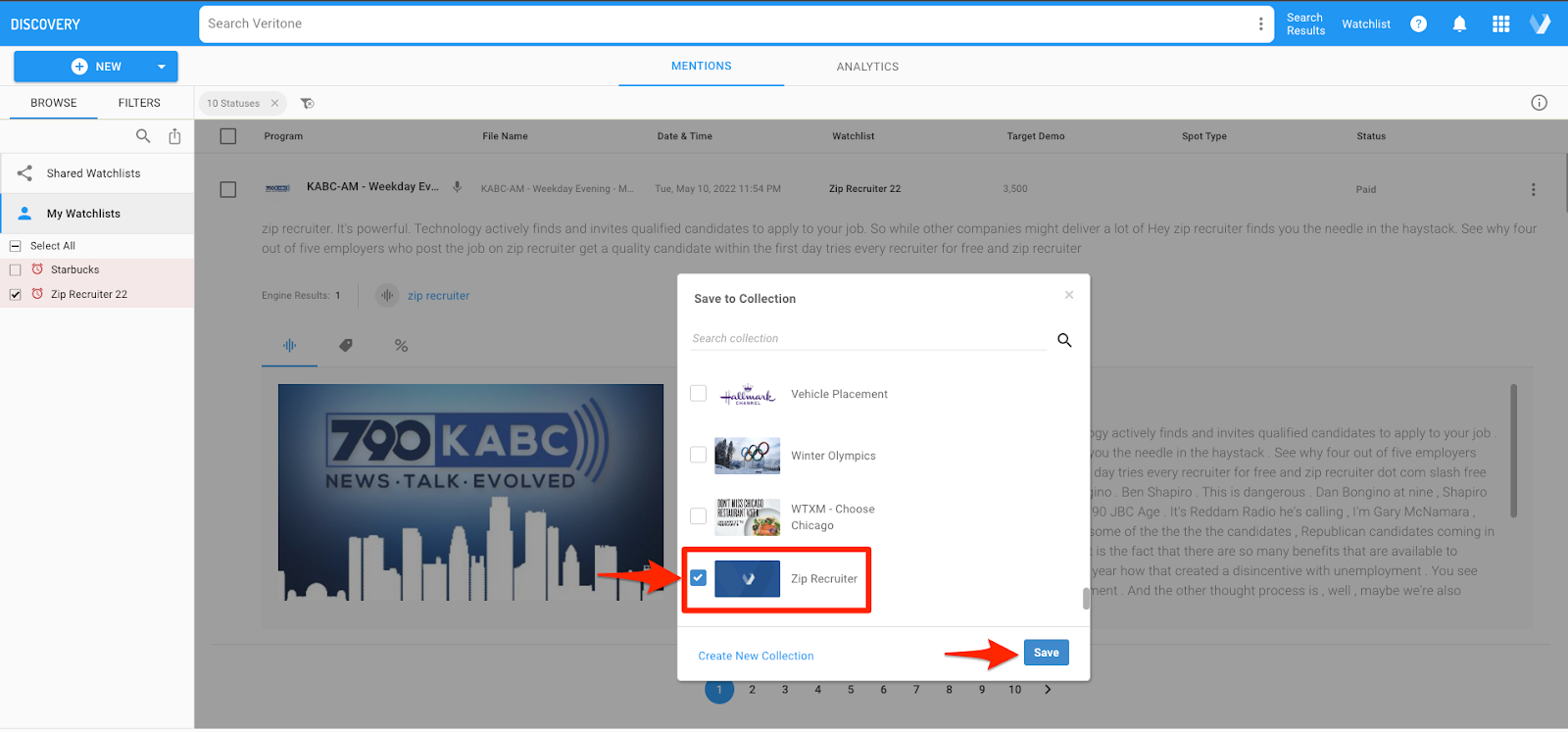 Create and Share Collections