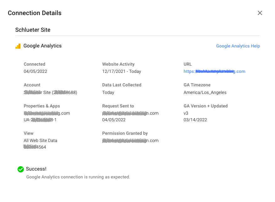 View Advertiser Connection Details in Veritone Attribute
