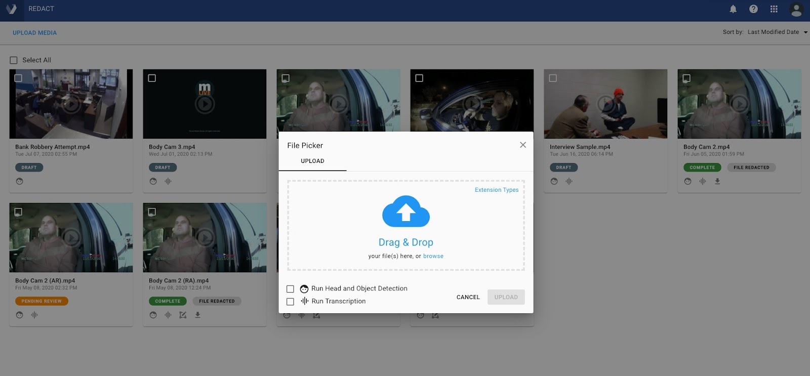 Veritone Redact: Quick Start Guide