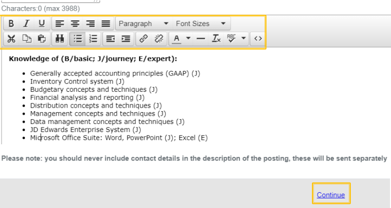 Workday posting Process