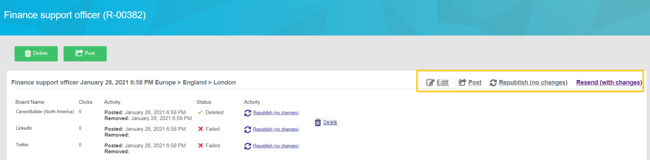 Workday posting Process
