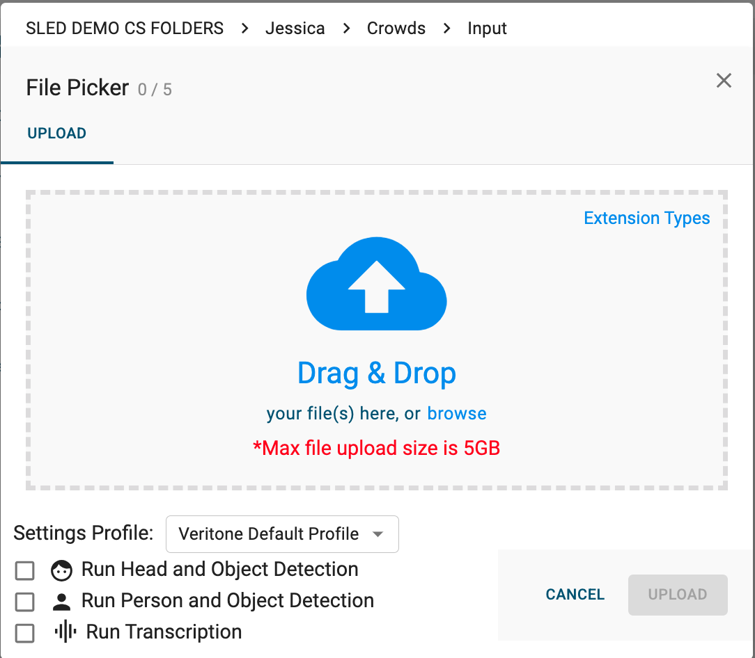 Veritone Redact: Quick Start Guide
